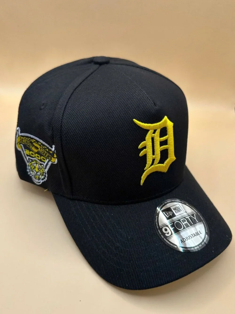 Accessories | Nwt New Era Detroit Tigers 9forty Adjustable Black Yellow ...